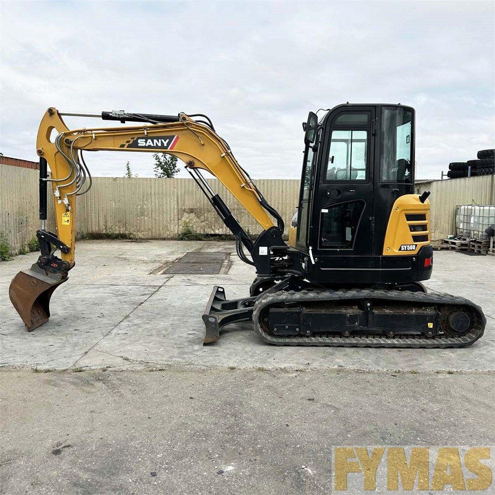 Sany SY50 U Mini excavator used auction in Denmark | Machinerypark